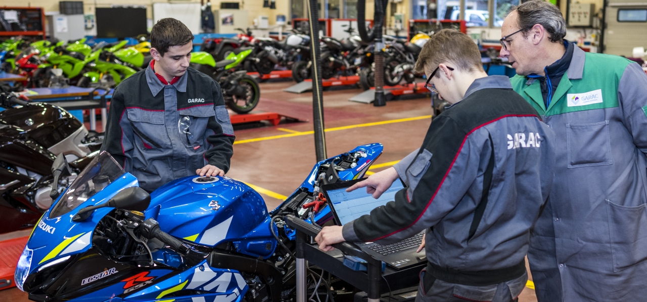 BTS Maintenance des véhicules option motocycles - technicien moto | GARAC