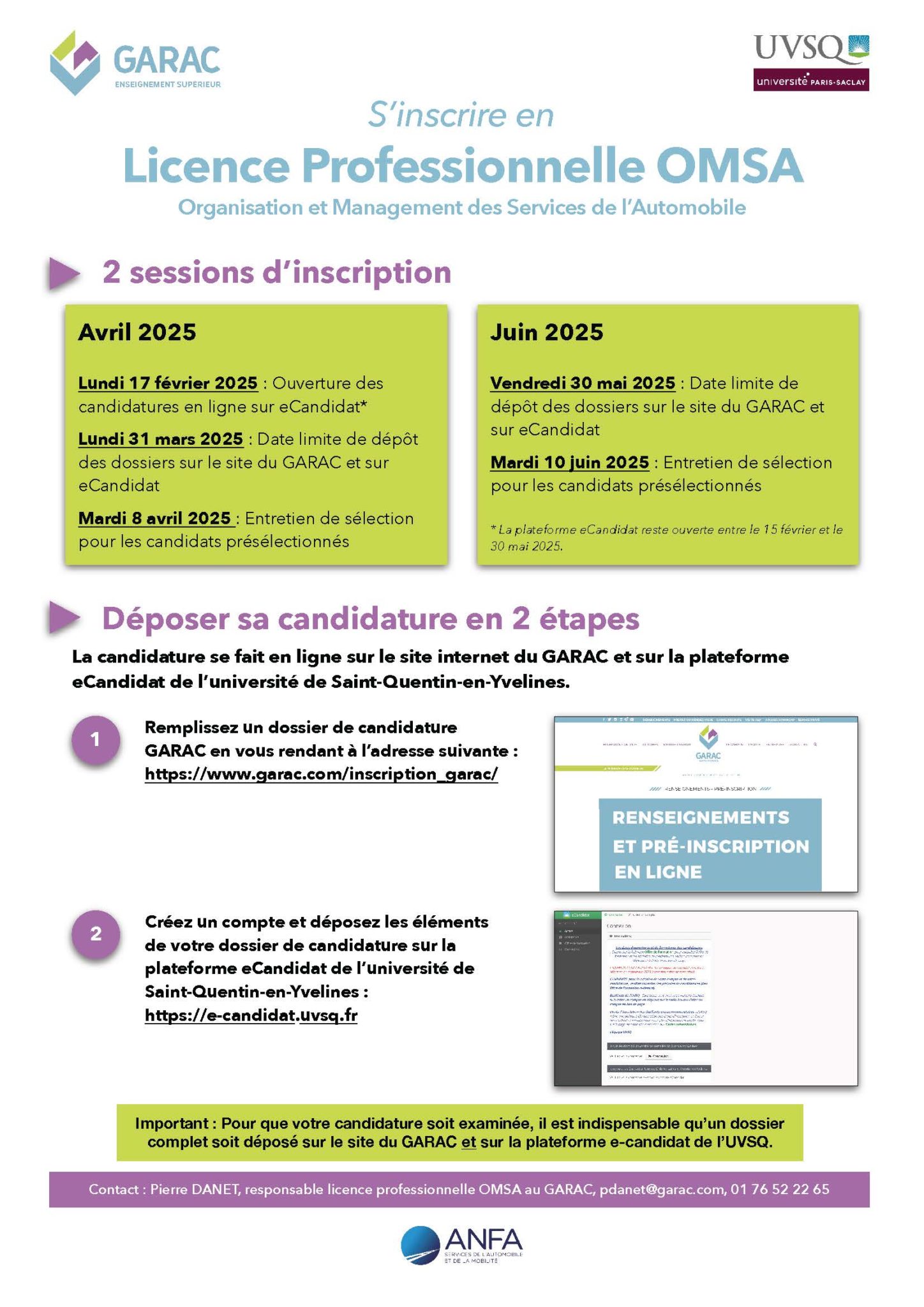 Licence pro OMSA - Organisation et Management des Services de l ...
